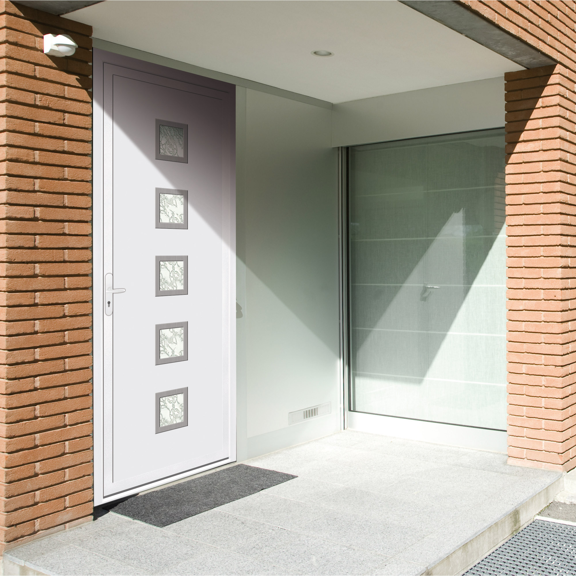 Porte d’entrée pvc contemporaine | Franciaflex